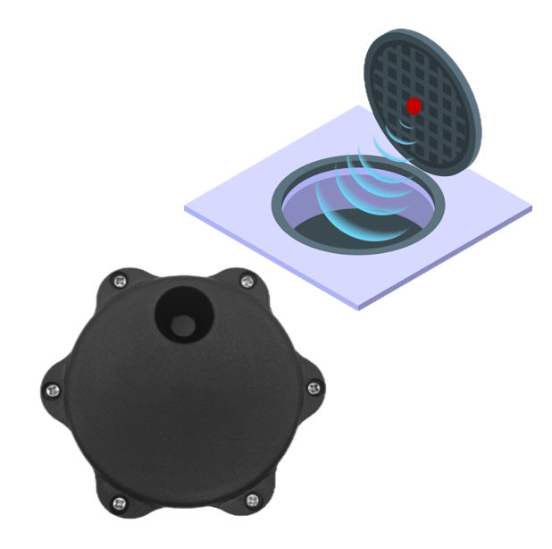 GEDC400 Smart Manhole Sensor – ESL Tags Tracking